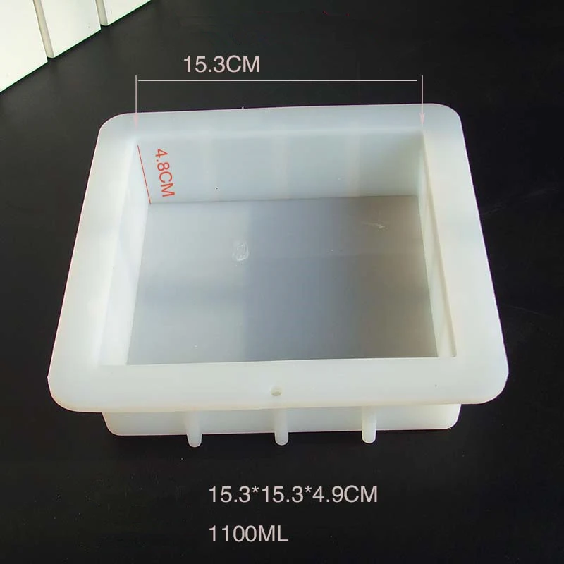 1100ML-Square-Rendering-Soap-Silicone-Mold-Loaf-Soap-Making-Mould ...