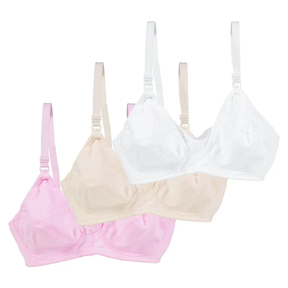 Women-Solid-Color-Bra-No-Steel-Bracket-Without-Padded-Comfortable ...