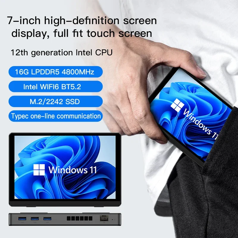 SZBOX-7-Inch-Handheld-MINI-PC-Alder-Lake-N100-Touch-Screen-Tablet ...