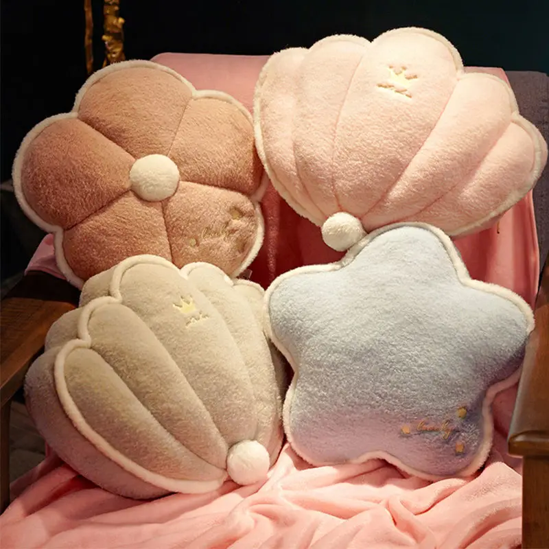 Nova luz de luxo moda travesseiro colcha concha escritório nap multi ...