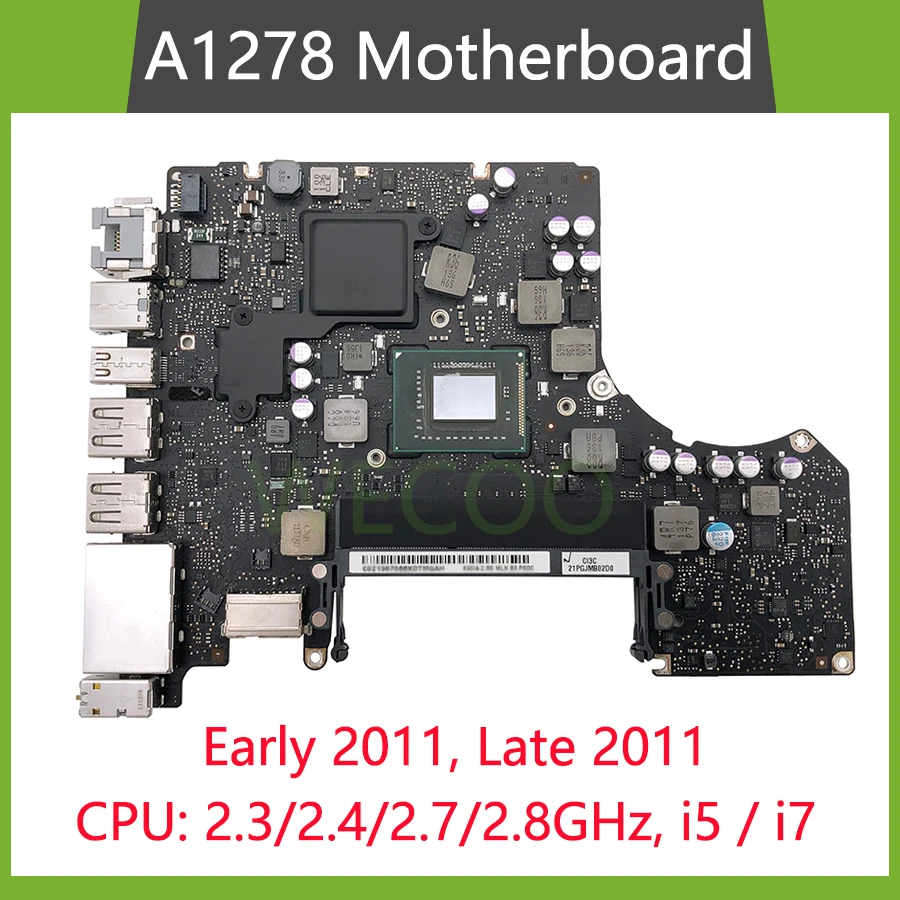 Tested Original A1278 Motherboard For Macbook Pro 13" A1278 Logic Board ...