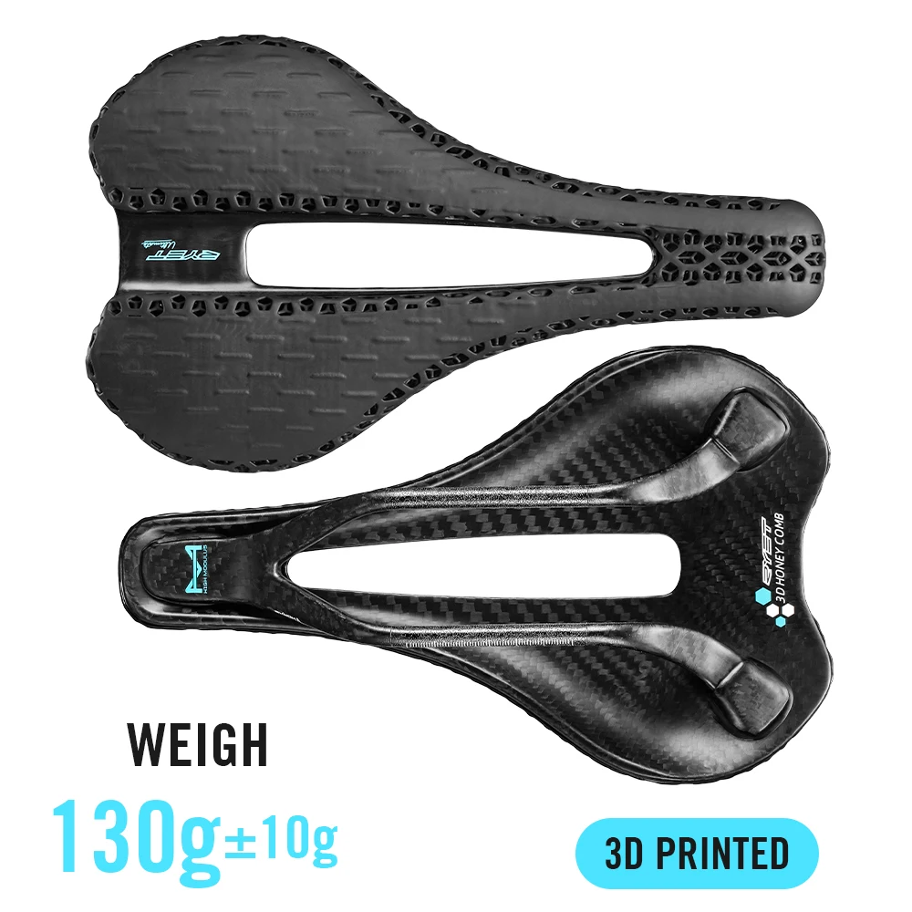RYET カーボン 3D プリント自転車サドル 7*7 自転車クッション男性女性