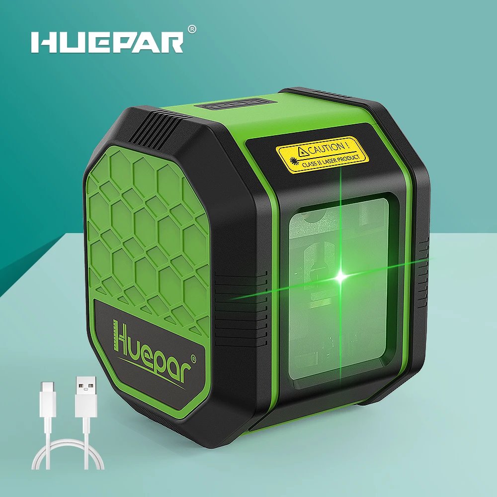 Huepar-Laser-Level-2-Lins-3D-Self-Leveling-360-Horizontal-And-Vertical ...