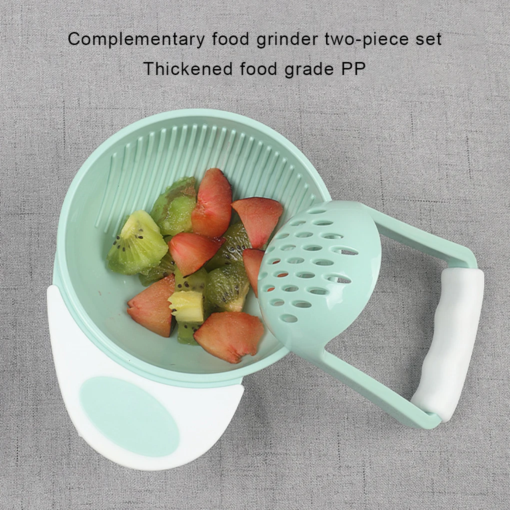 PP-Baby-Food-Grinder-Portable-Solid-Color-Nonslip-Odorless-Manual ...