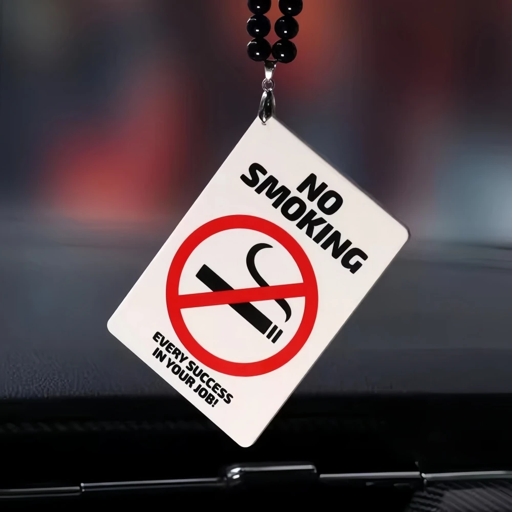 Car-Personality-Creative-Trend-Rearview-Mirror-Pendant-No-Smoking-Speed ...
