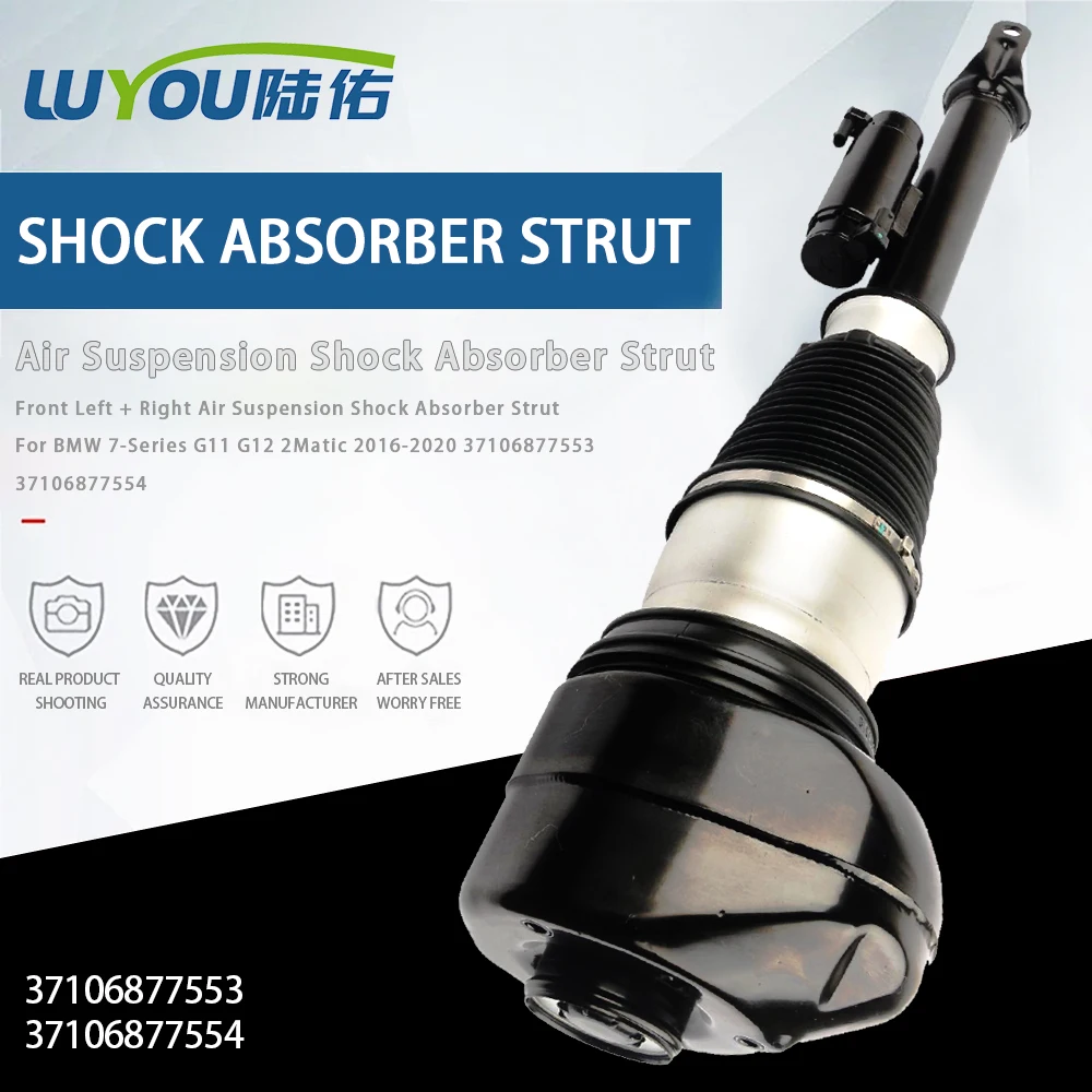 LUYOU Front Left + Right Air Suspension Shock Absorber Strut For BMW ...