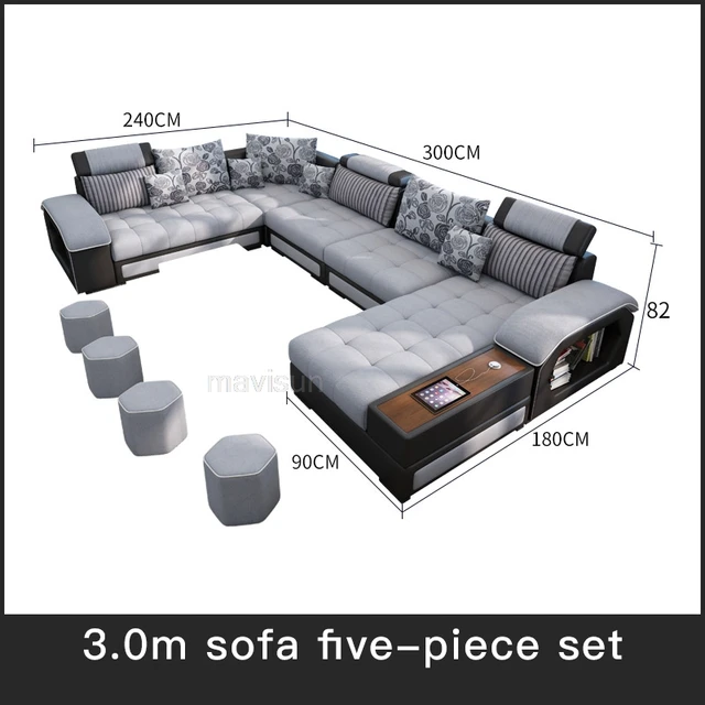 Modern L-Shaped 3-Seater Sofa: Premium Luxury Corner Design | Perfect ...