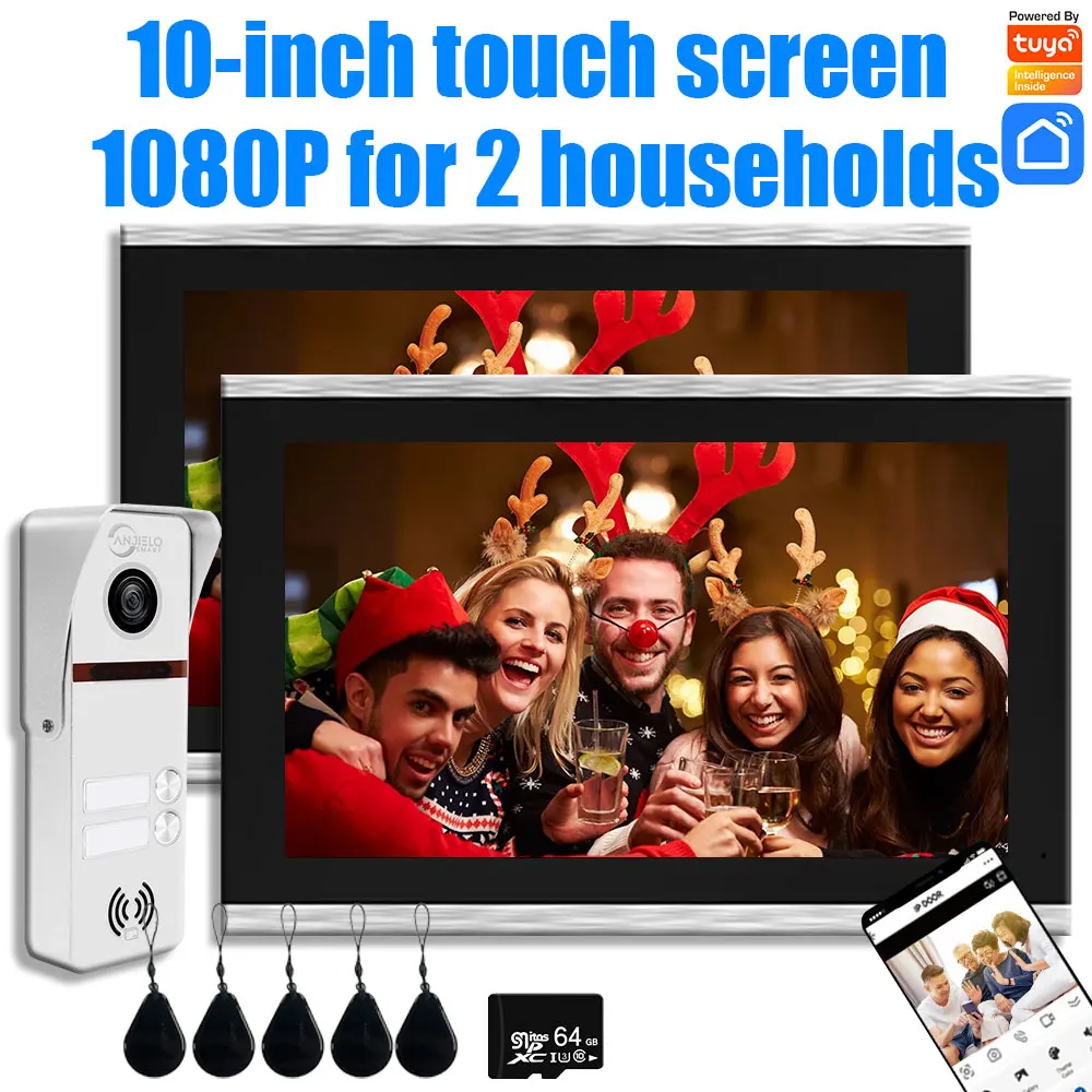 Tuya-10-Inch-Interphone-Video-Intercom-Monitor-Touch-1080P-for-2 ...