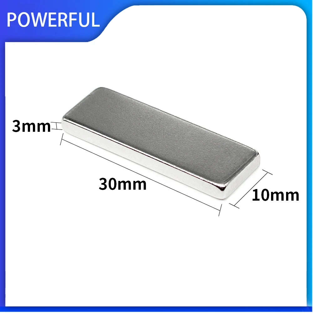 2-5-10-20-30-50PCS-30x10x3mm-Block-Super-Strong-Powerful-Magnets-Sheet ...