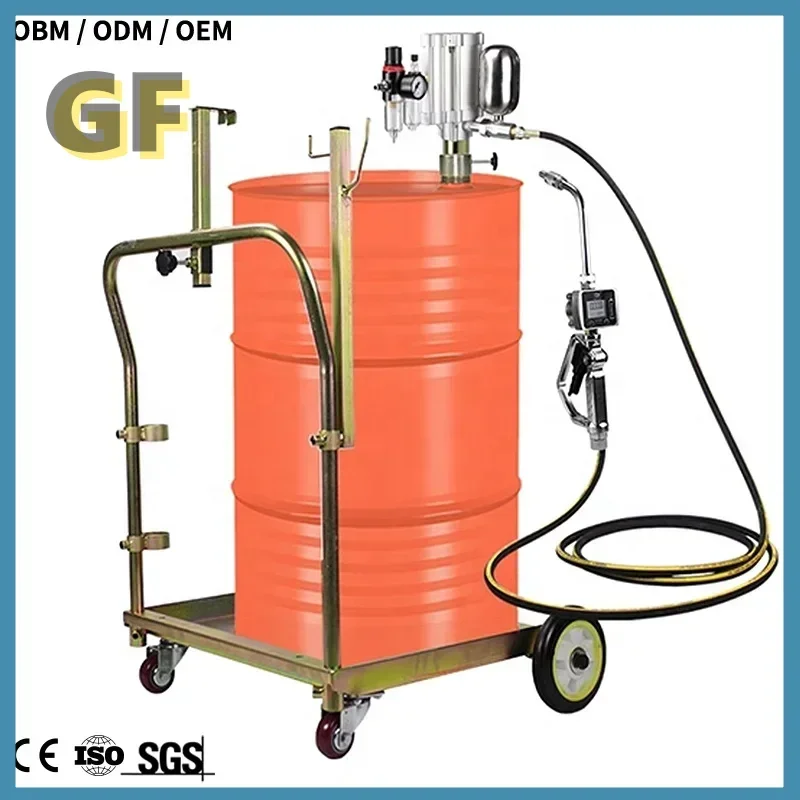 50-gallon-High-Pressure-Air-Operated-Pneumatic-oil-transfer-pump-oil ...