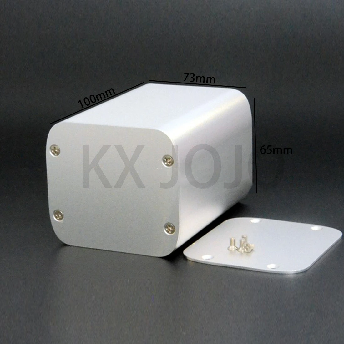 Aluminum Enclosure 73*65*100mm Silver Waterproof Box Split Type Cooling ...