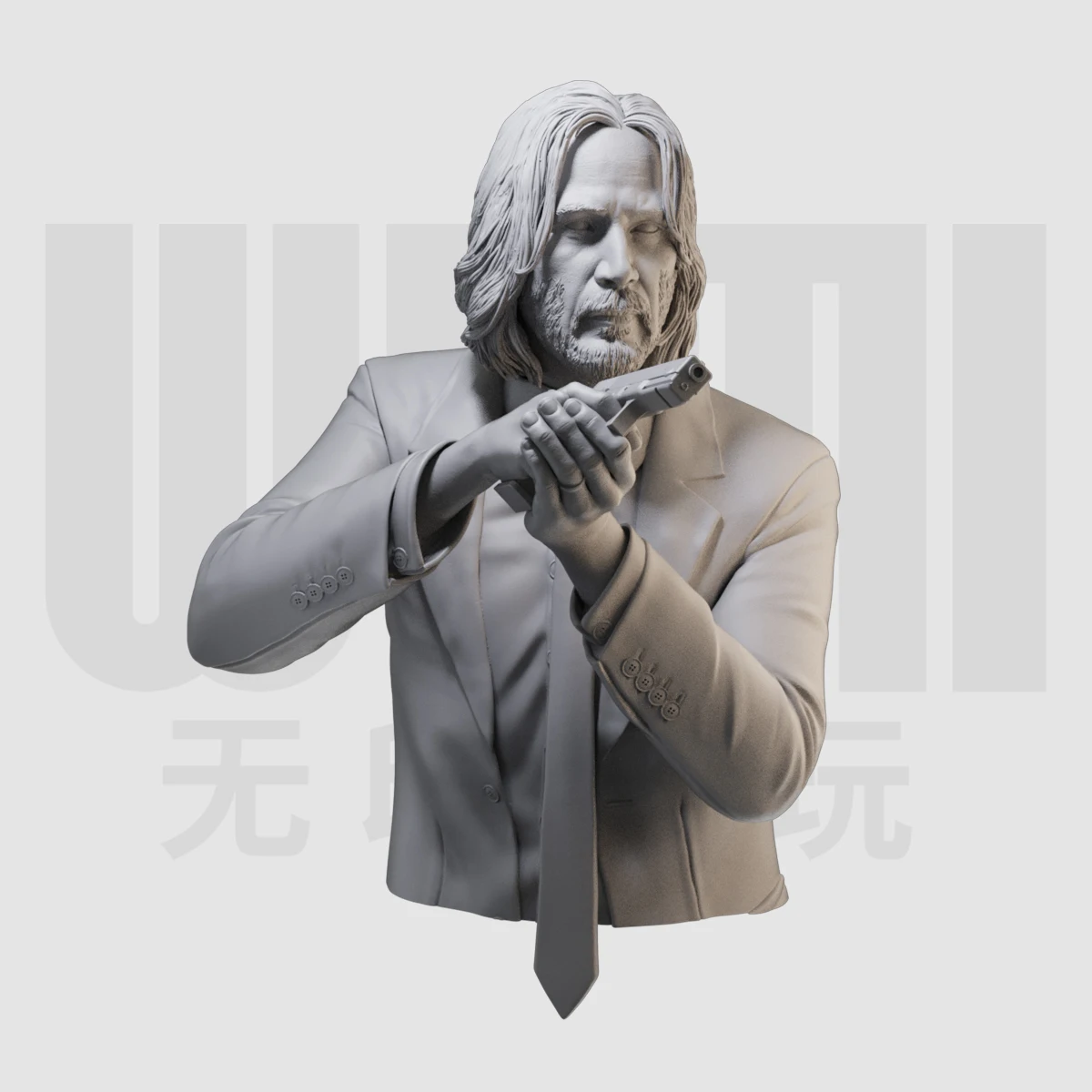 1-10-John-bust-resin-white-mold-GK-figure-model.jpg