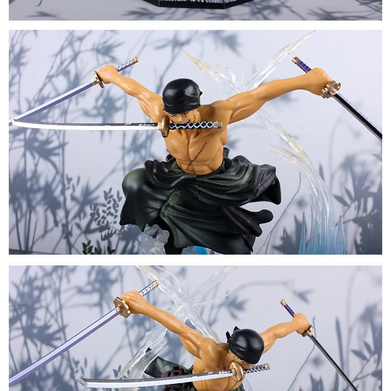 18cm One Piece Figure GK Roronoa Zoro PVC | One piece Merchandise | Up ...