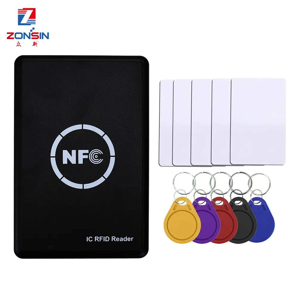 RFID-Card-Reader-Copier-Duplicator-Key-fob-NFC-Smart-Card-Reader-Writer ...