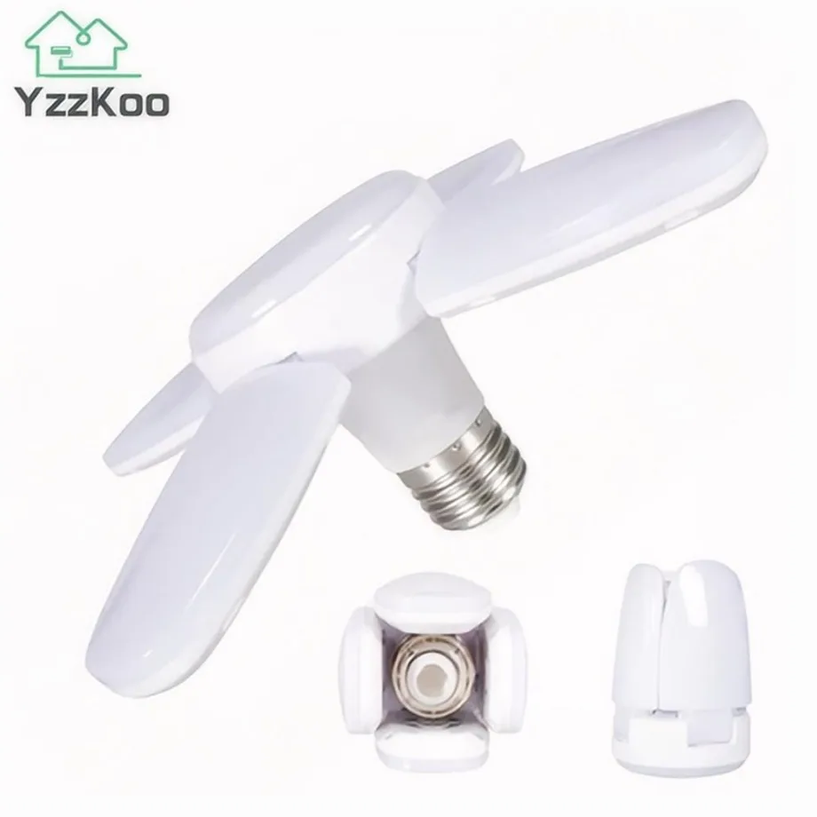 E27-LED-Bulb-Fan-Blade-Timing-Lamp-AC85-265V-28W-360-Foldable-Led ...