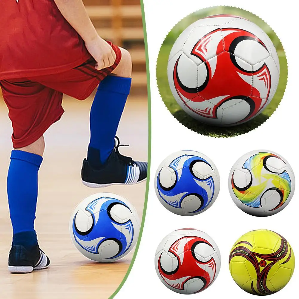 New-Soccer-Ball-PU-Leather-Group-Training-Football-Seamless-Goal-Team ...