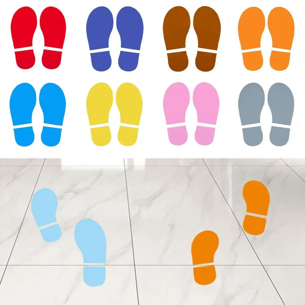 1pair-Prints-Kids-Shoes-Decals-Footprint-Stickers-PVC-Classroom-Floor ...