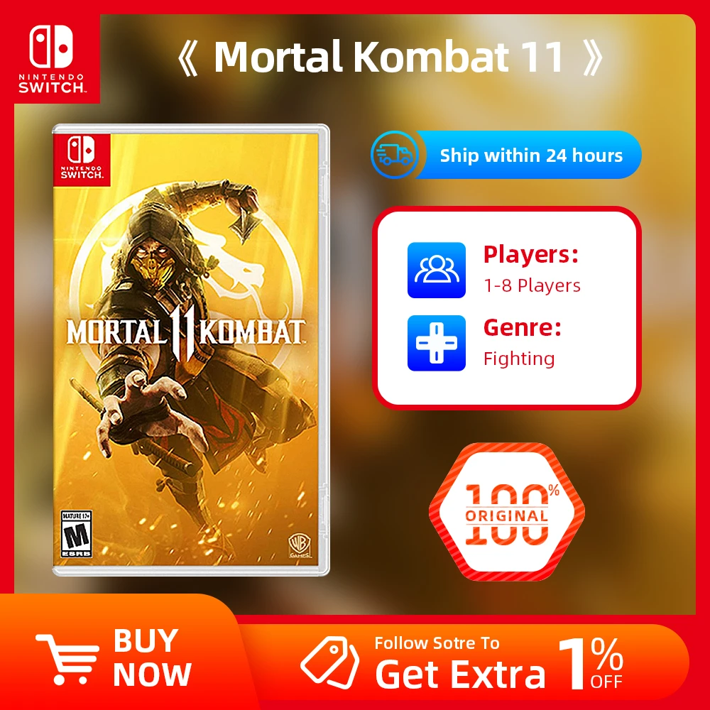 Nintendo Switch Game Deals Mortal Kombat 11 Standard Edition Games ...