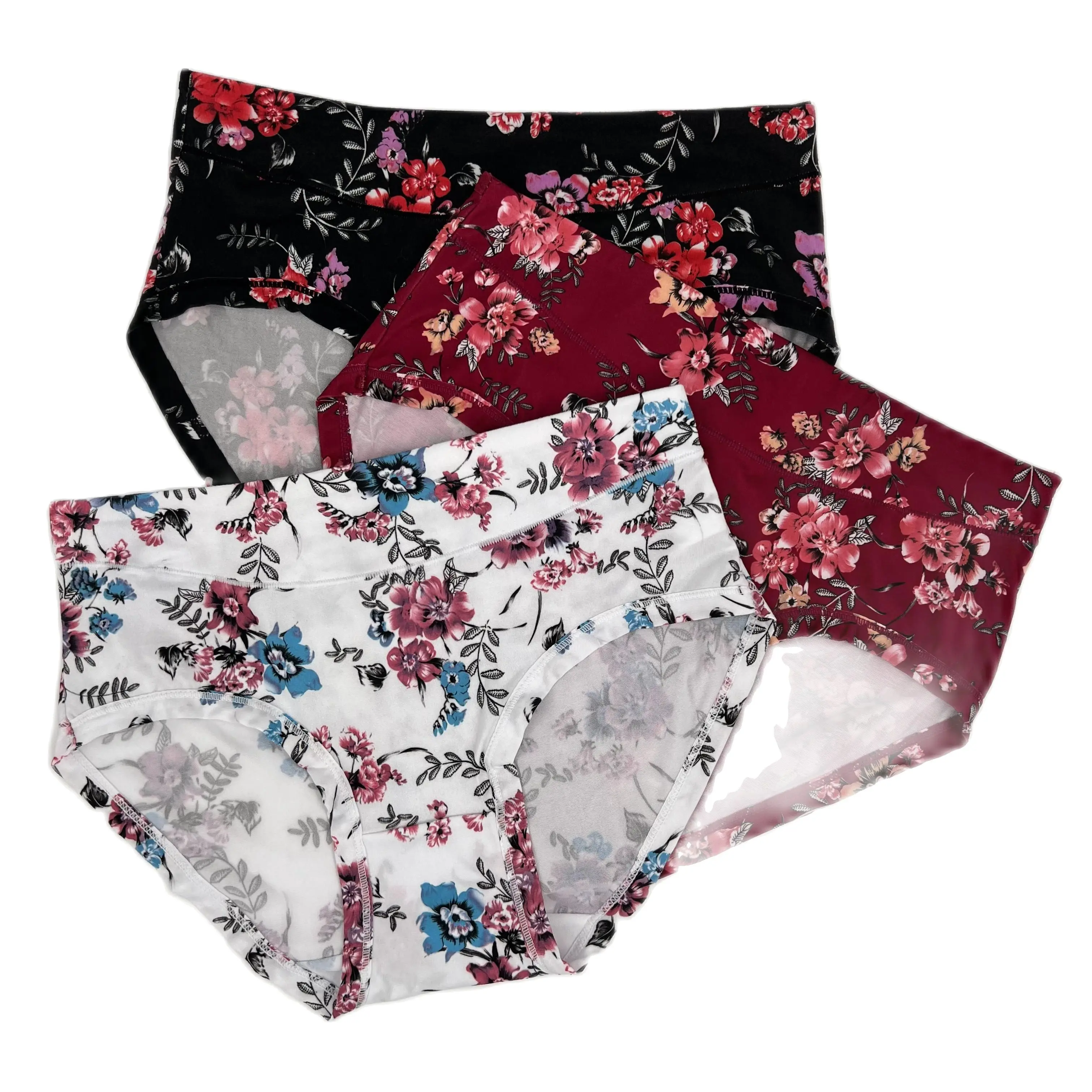 Women-s-Panties-With-Floral-Print-Large-Size-Women-s-Underwear-Panty ...
