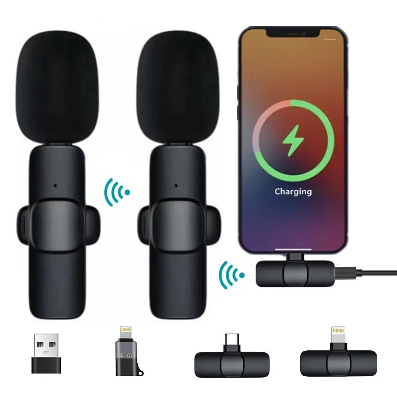 Mini-Wireless-Lavalier-Microphone-Microfono-For-Cell-Phone-Iphone ...