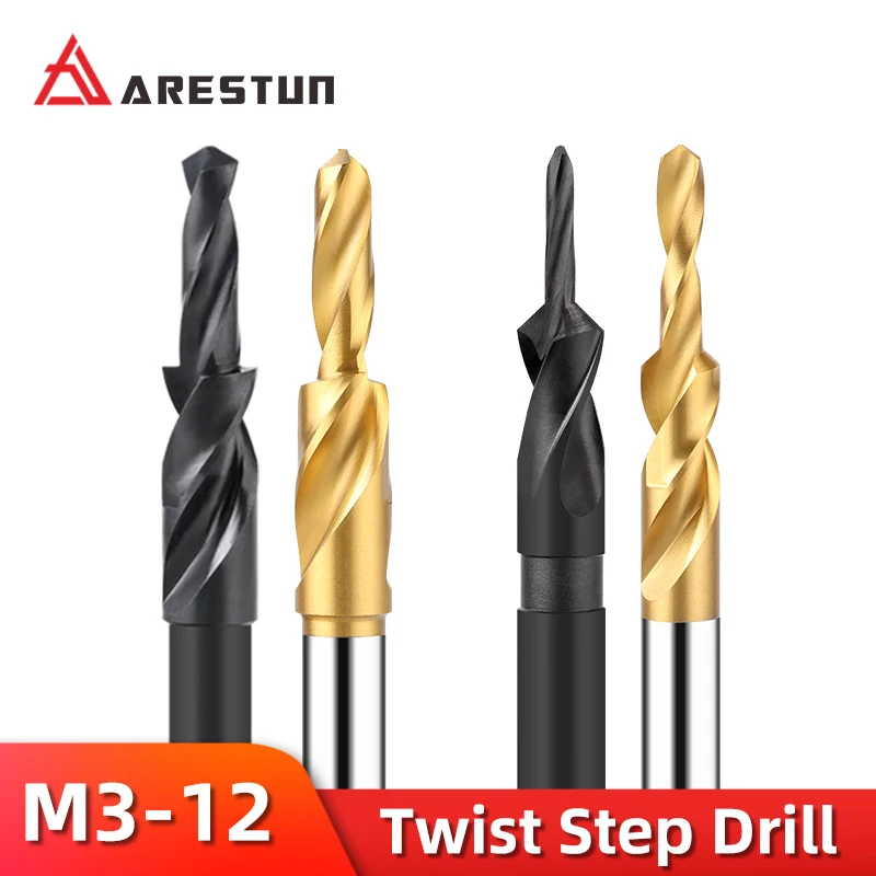 Arestun-Counterbore-Twist-Step-Drill-Dual-Cutting-Bit-HSS-for-Metal-90 ...