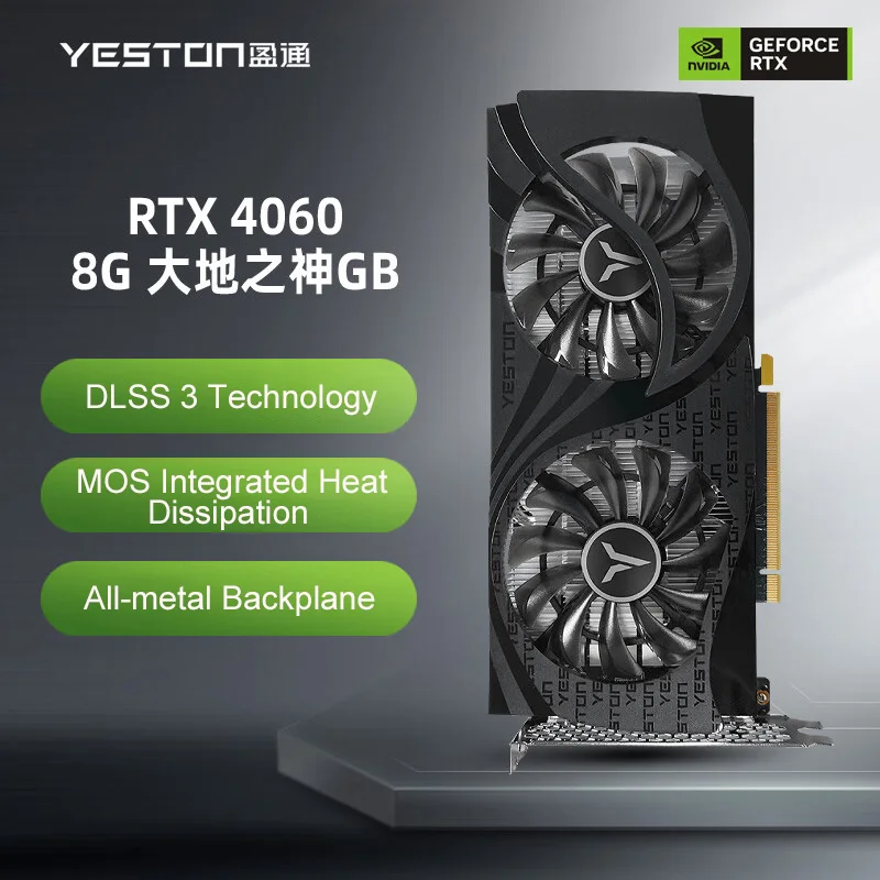 Yeston-GeForce-RTX-4060-8G-D6-8GB-128Bit-GDDR6-INNO3D-Graphics-Card-RTX ...