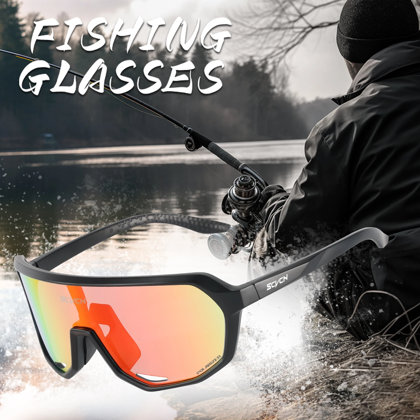 SCVCN-New-Polarized-Fishing-Sunglasses-Men-Outdoor-Beach-Fishing ...