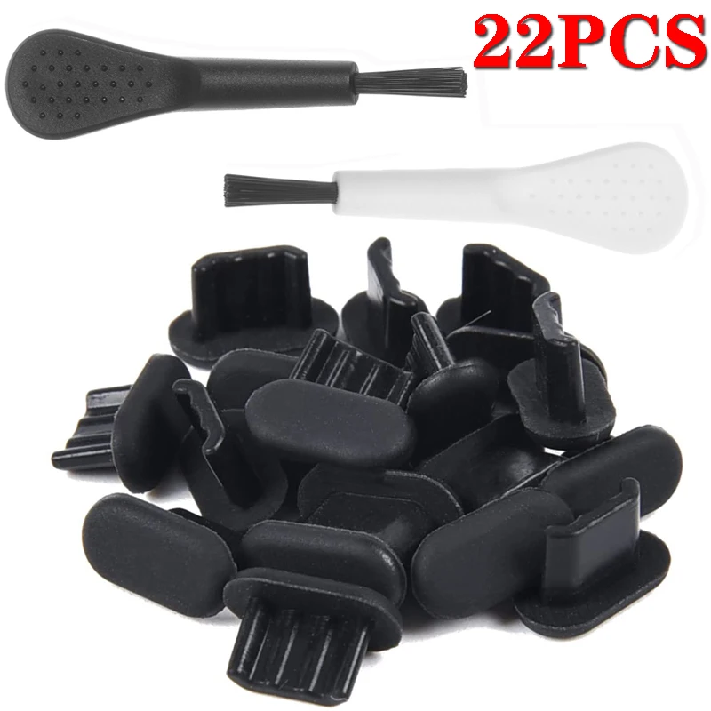 22Pcs-Micro-USB-Silicone-Dust-Plug-Universal-Charging-Port-Dust-Plug ...
