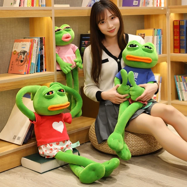 Pepe Meme Frog Collection Frog Pepe Sad Meme Stuffed Animal, 52% OFF