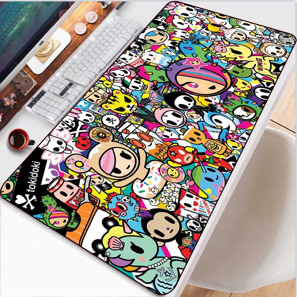 Tokidoki Graffiti Cartoon Mousepad XXL Gamer Laptop Non Slip Anime ...