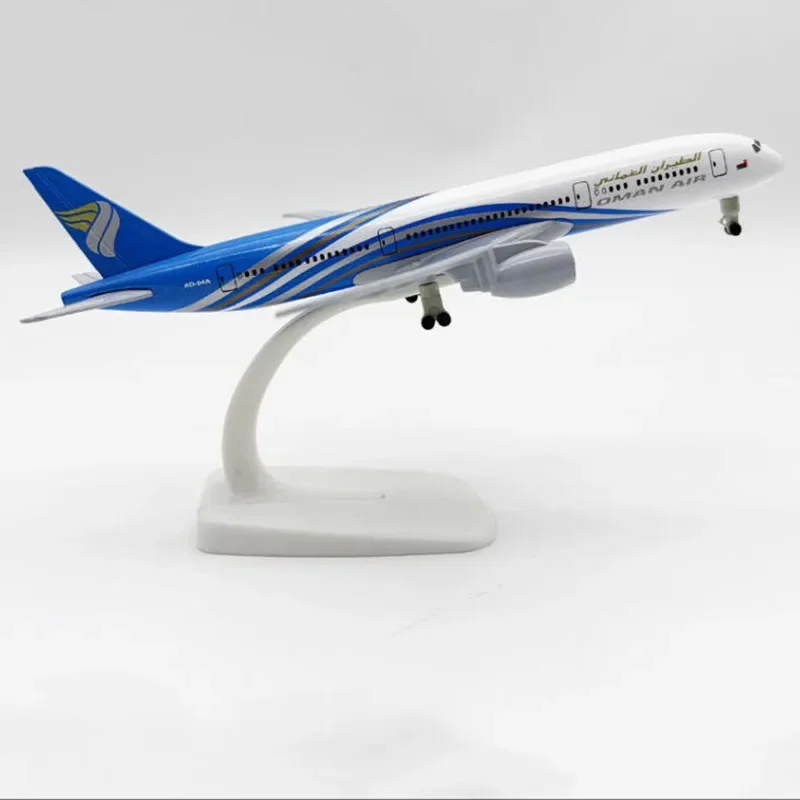 20cm Airplane Model B787 787 Oman Air Airlines Plane Model Metal Alloy ...