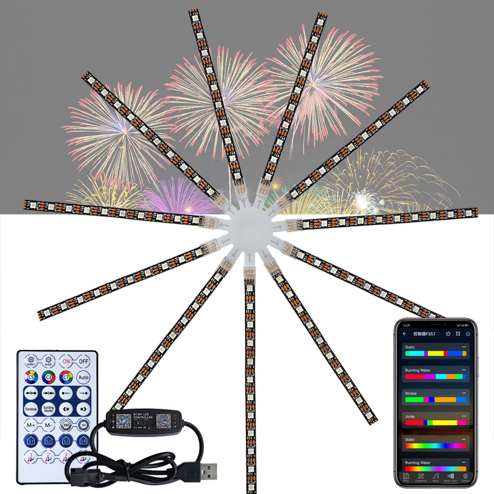 WS2812B Firework Lights Kit Individually Addressable Led Strip Module ...