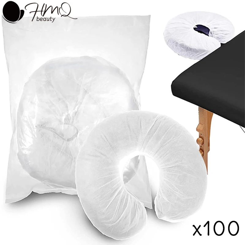 100/50/10pcs Disposable Non-Woven Headrest Covers Spa Salon Bed Table ...