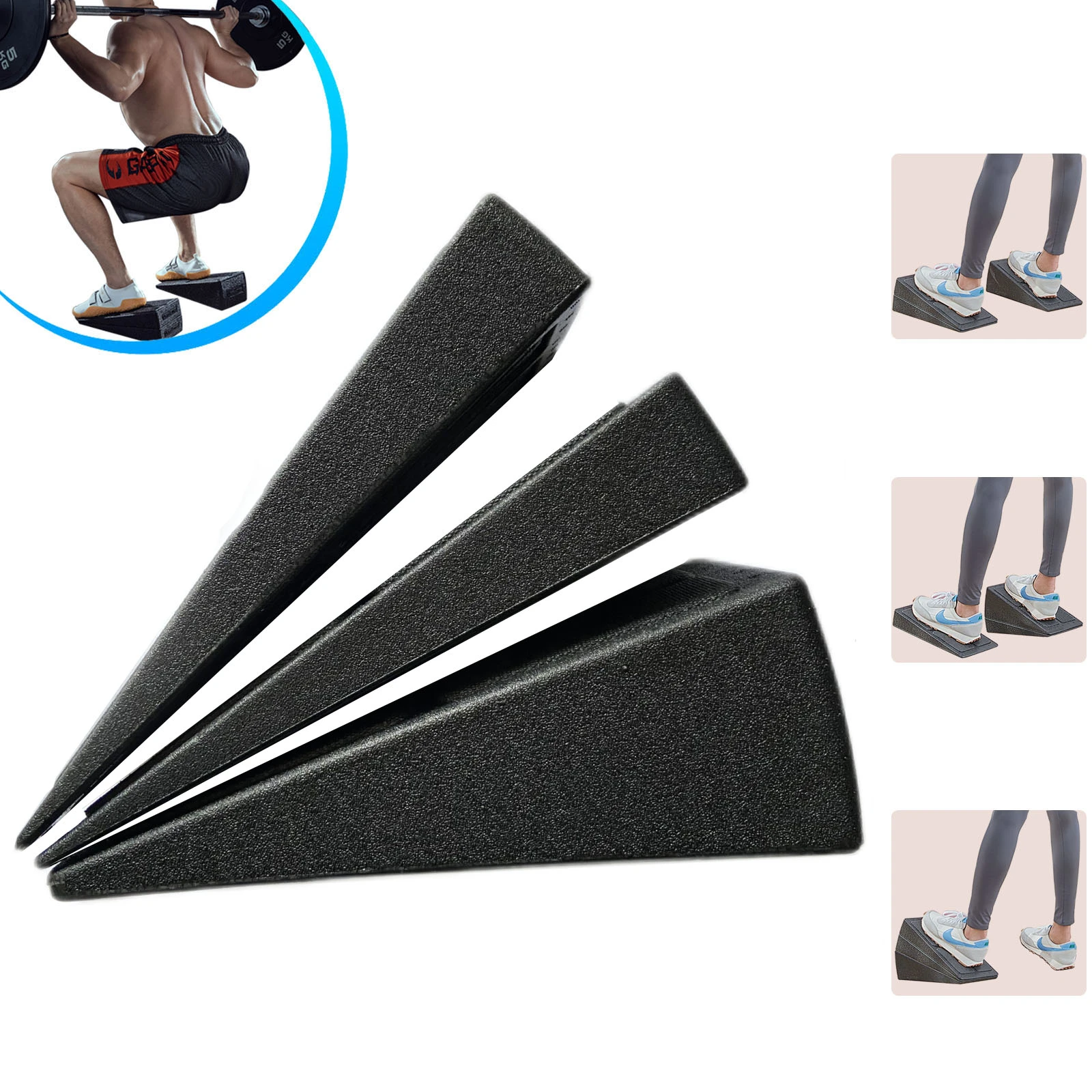 Stretch Slant Boards Squat Foot Mat Tilt Plate Adjustable Tilt Slanting ...