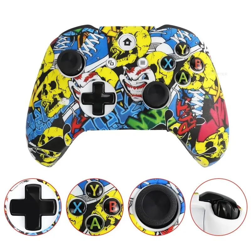 Silicone Cover For Xbox One X/Slim Controller Gamepad Rubber Skin ...
