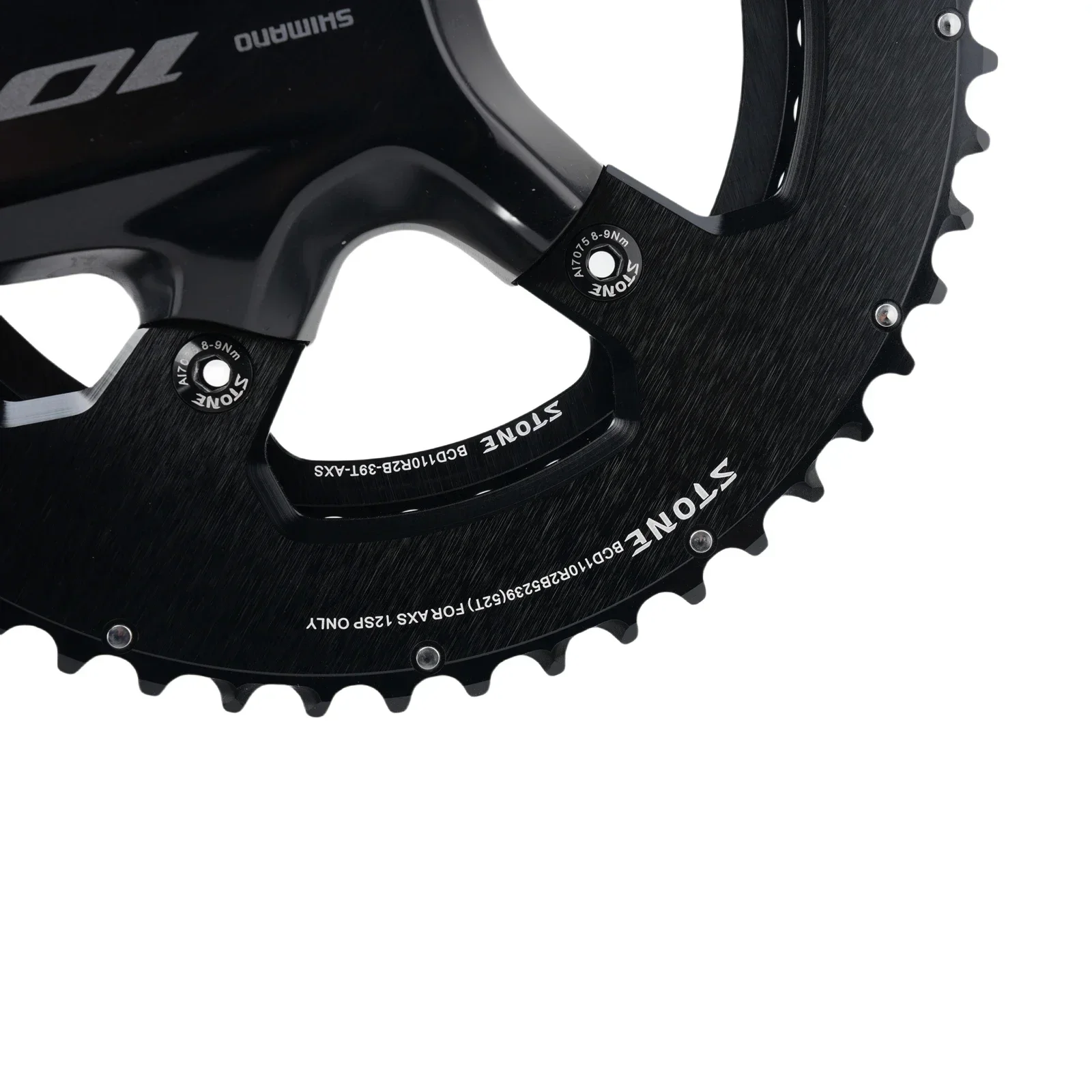 Stone Sram 50 34 Chainrings Stone 110bcd Double Bike Chainring For Sram AXS Flattop 12 Speed For ...