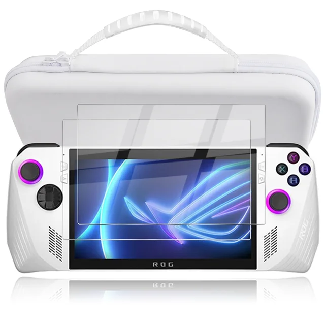 Asus ROG ALLY Portable Carrying Storage Bag + 2PCS Tempered Glass for ...