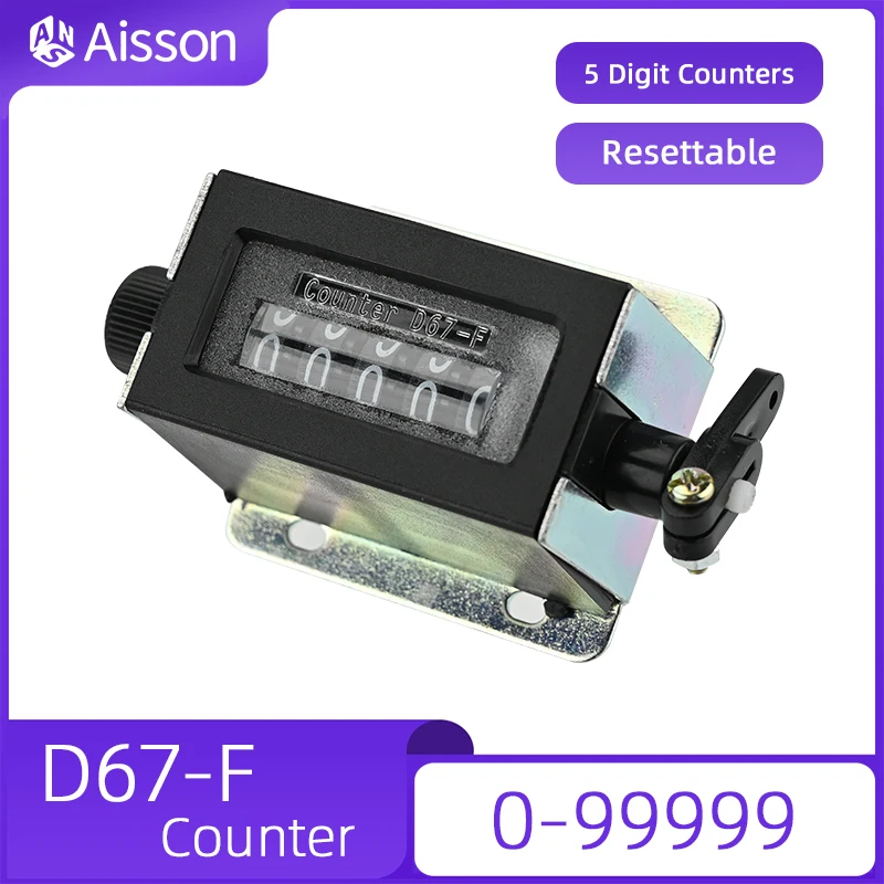D67-F 5-Digit Counters Mechanical Pull Stroke Manual Punch Press ...