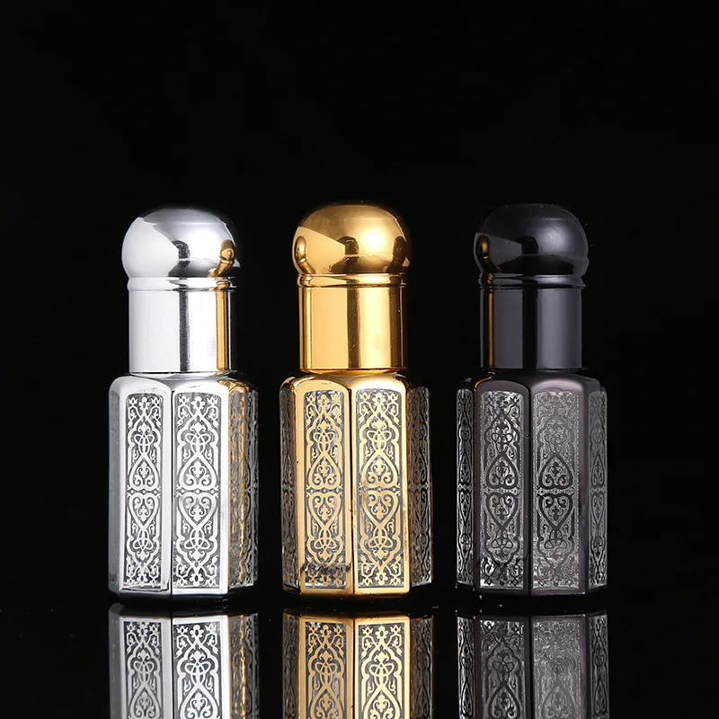 10/30/50pcs Glass Crystal Essential Oil Bottle Attar Oil Bottle Perfume ...