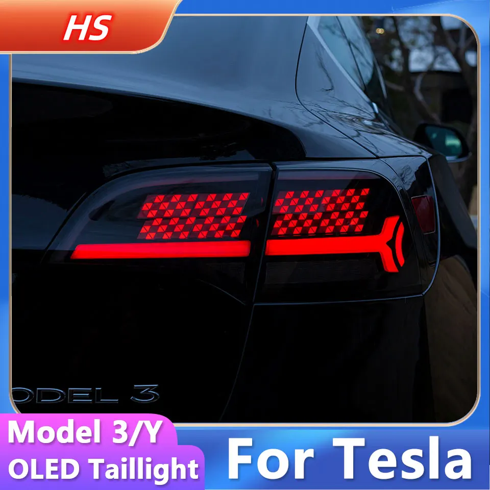 OLED-Taillight-for-Tesla-Model-3-Brake-Steering-Dynamic-Model-Y-Flow ...