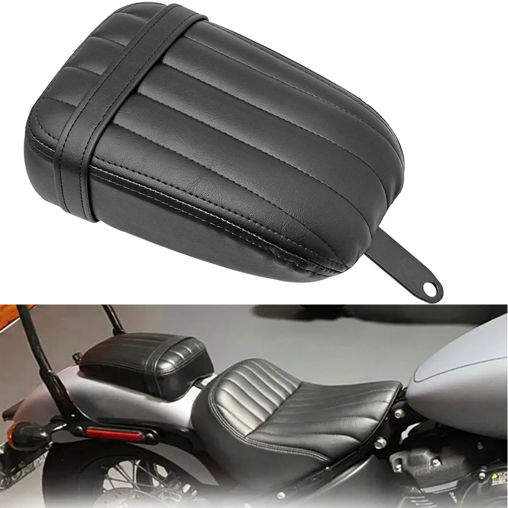 Motorcycle Black Rear Passenger Seat For Harley Softail FXST 107 Street ...