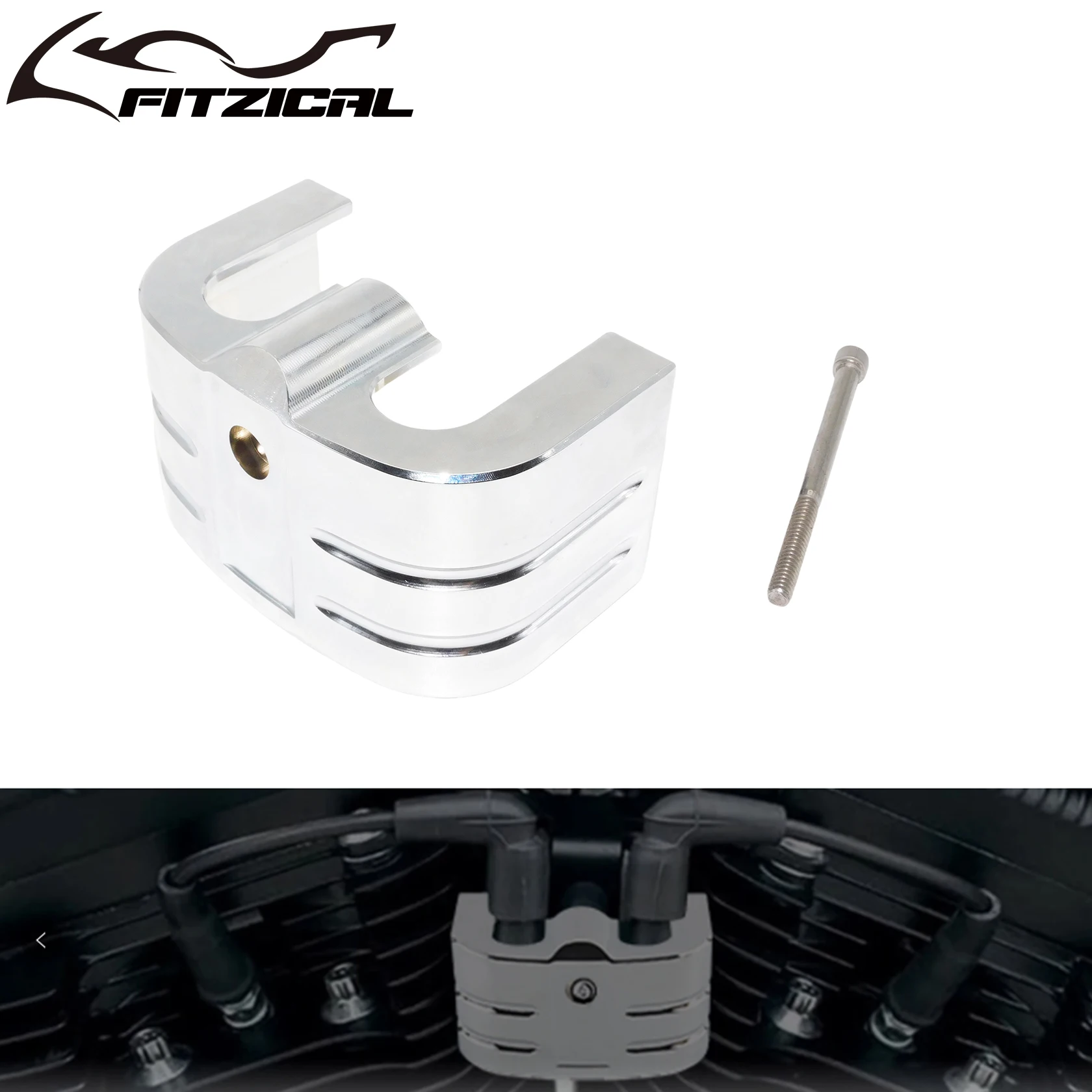Motorcycle Trim Cover Chrome Ignition Coil Cover For Harley Softail ...