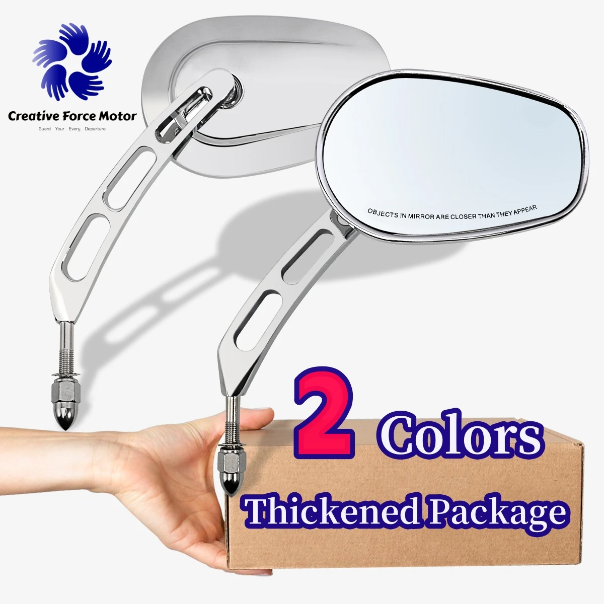 8MM-Motorcycles-Mirrors-Rear-View-Side-Mirror-For-Harley-Honda-Davidson ...