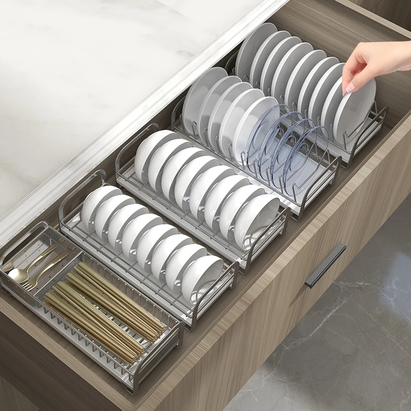 Dish Rack Cabinet Organizer