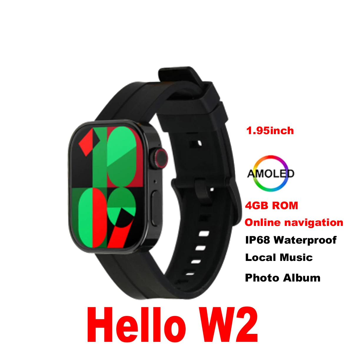 Hello-W2-Smart-Watch-1-95inch-Amoled-Screen-Bluetooth-Call-4GB-Local ...