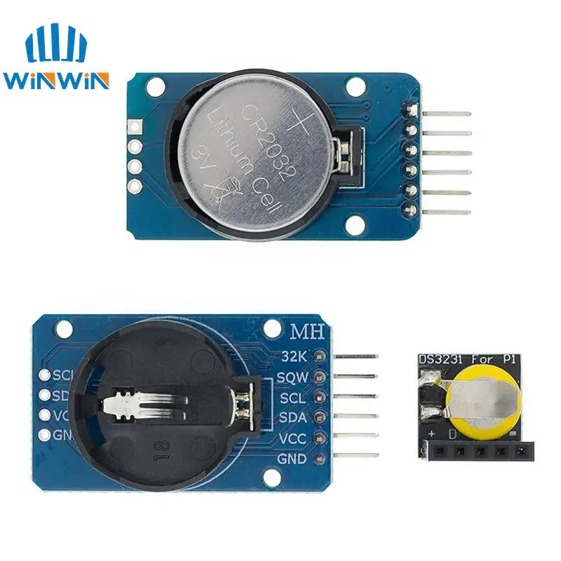 Módulo relógio precisão IIC, DS3231 AT24C32, DS3231SN, DS3231M Módulo de memória, 1Pc