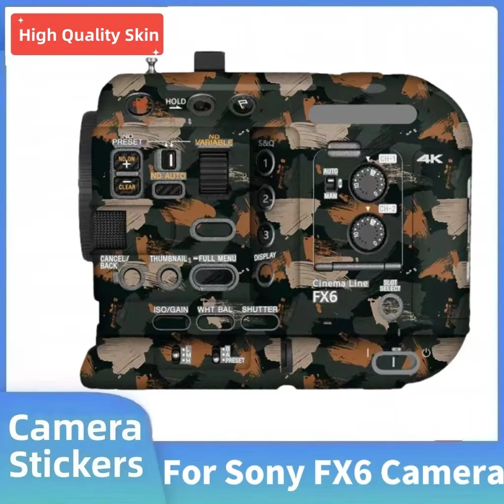 For-Sony-FX6-Decal-Skin-Vinyl-Wrap-Film-Movie-Camera-Camcorder-Body ...