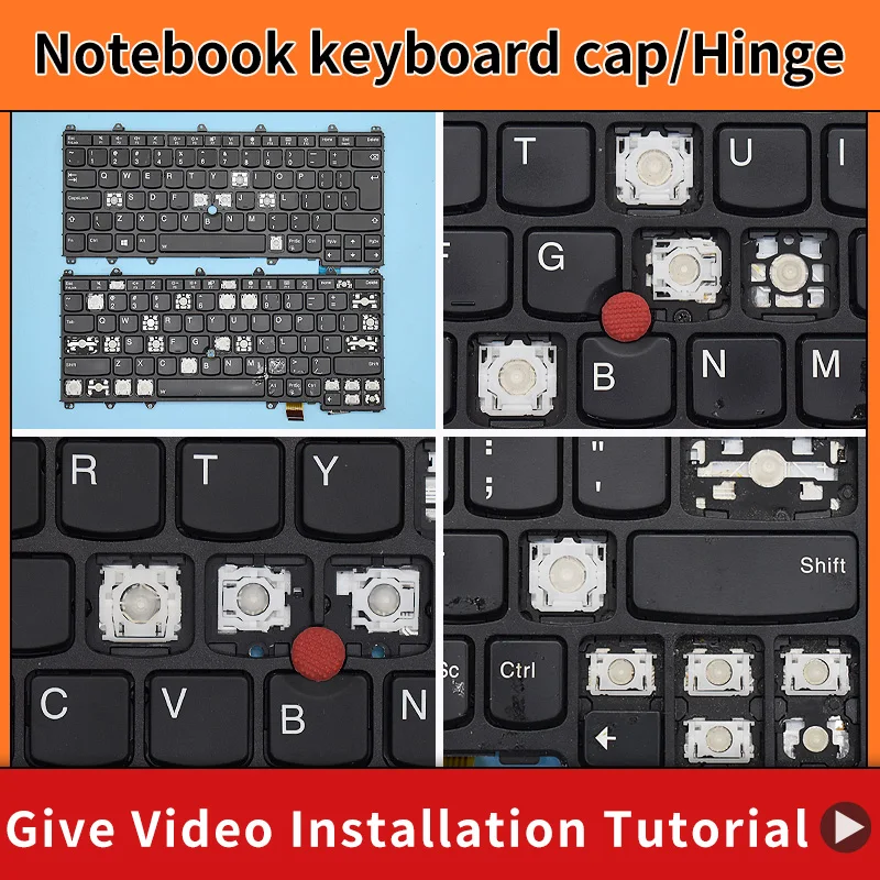 Replacement Keycap Key cap &Scissor Clip&Hinge For Lenovo Thinkpad Yoga ...