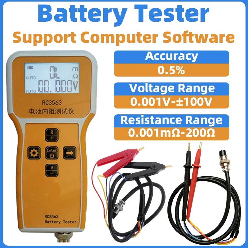 Model Rc3563 Battery Internal Resistance Tester True Four-wire Ac ...
