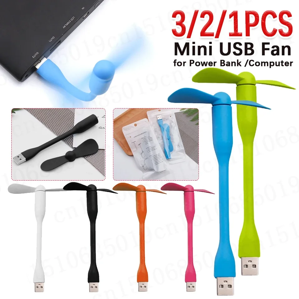 Bnsggl USB Fan Flexible Portable USB Fans Cooling Artifact For Notebook ...